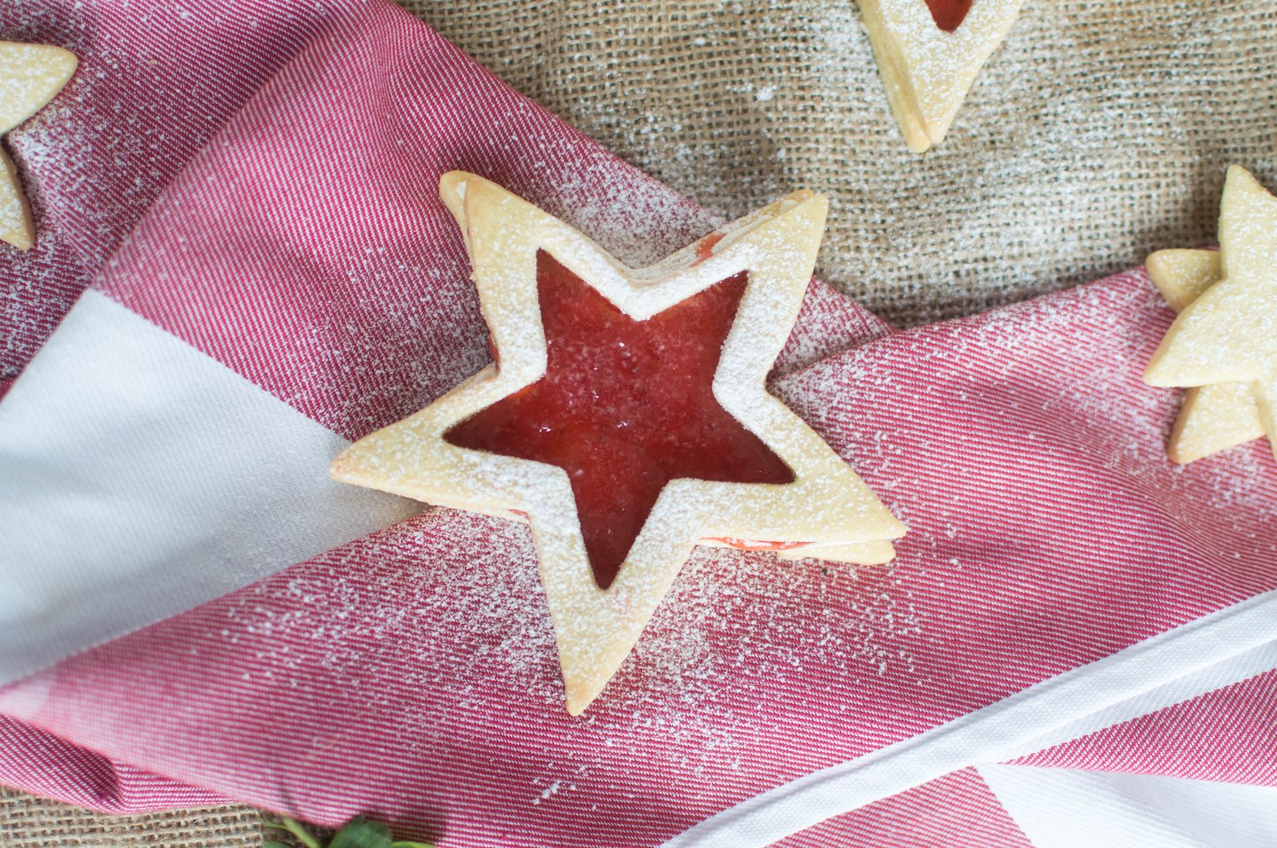 Jammy Star Biscuits – Kay's Kitchen