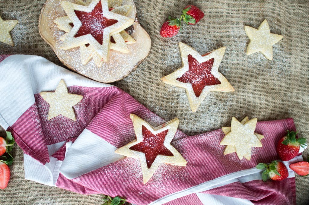 Jammy Star Biscuits – Kay's Kitchen