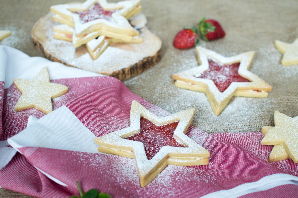 Jammy Star Biscuits – Kay's Kitchen