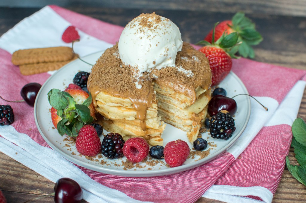 Lotus Biscoff (Speculoos) Pancakes – Kay's Kitchen