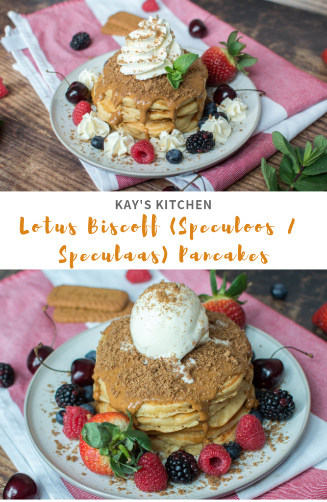 Lotus Biscoff (Speculoos) Pancakes – Kay's Kitchen
