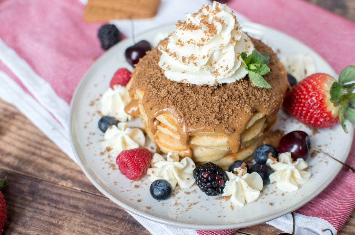 Lotus Biscoff (Speculoos) Pancakes – Kay's Kitchen