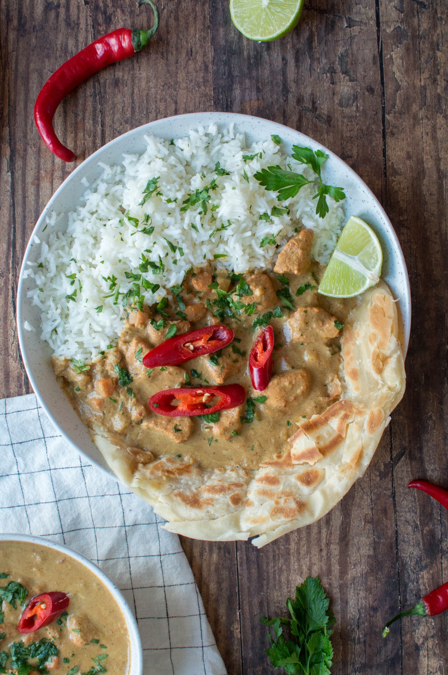 Swahili (Zanzibar Style) Coconut Chicken Curry With Parathas – Kay's ...