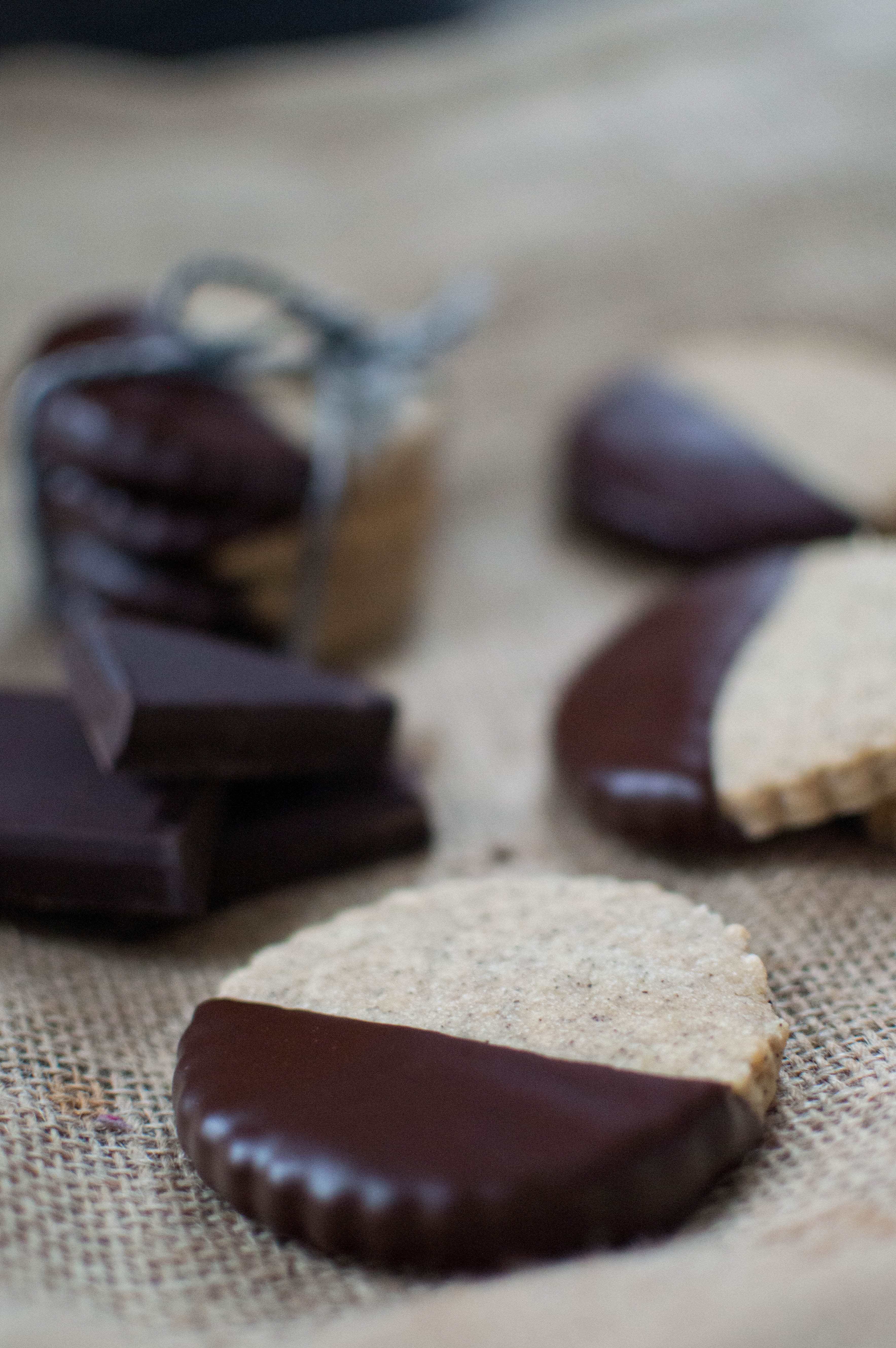 Dark Chocolate, Maple & Coffee Shortbread