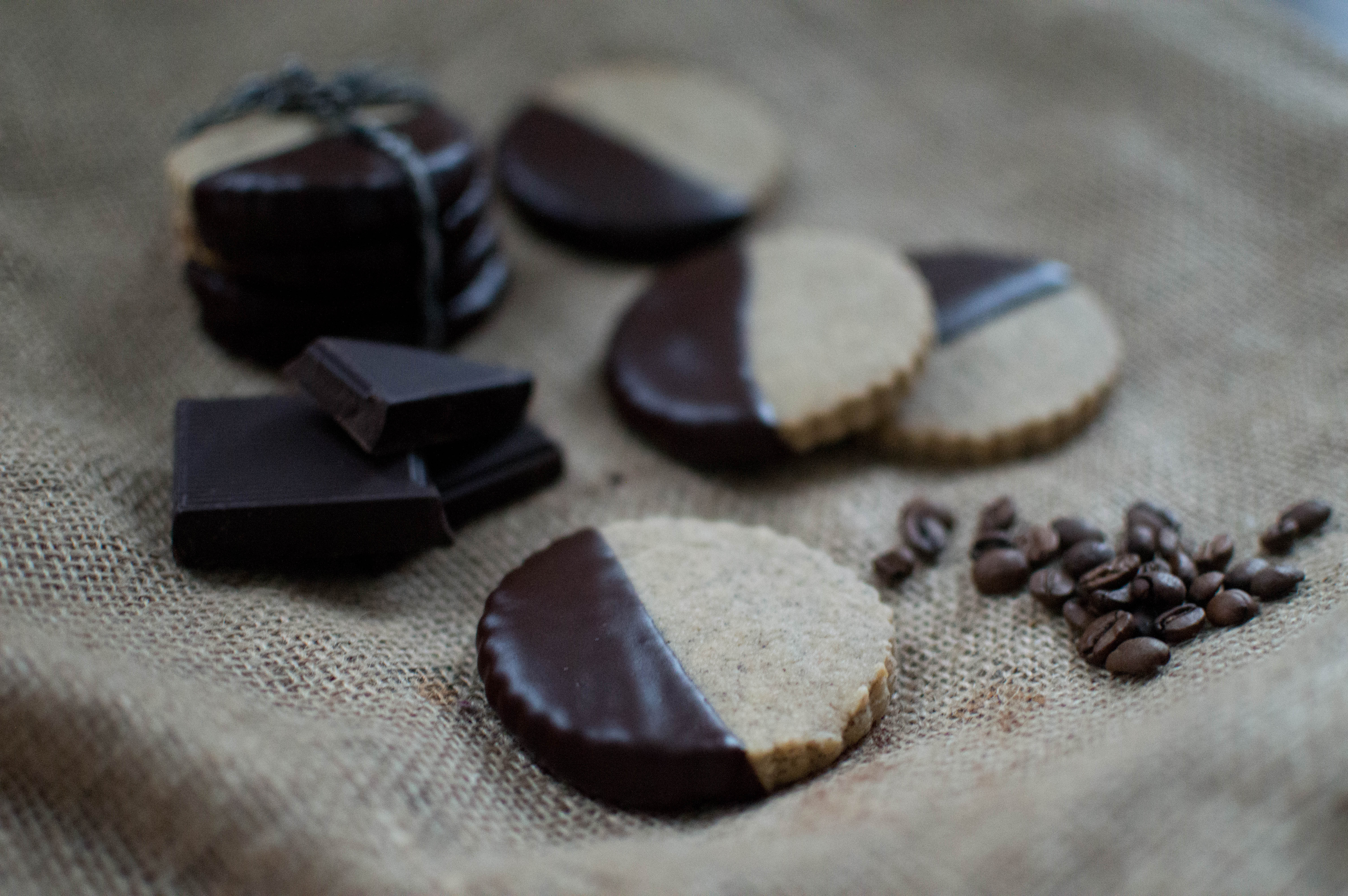 Dark Chocolate, Maple & Coffee Shortbread