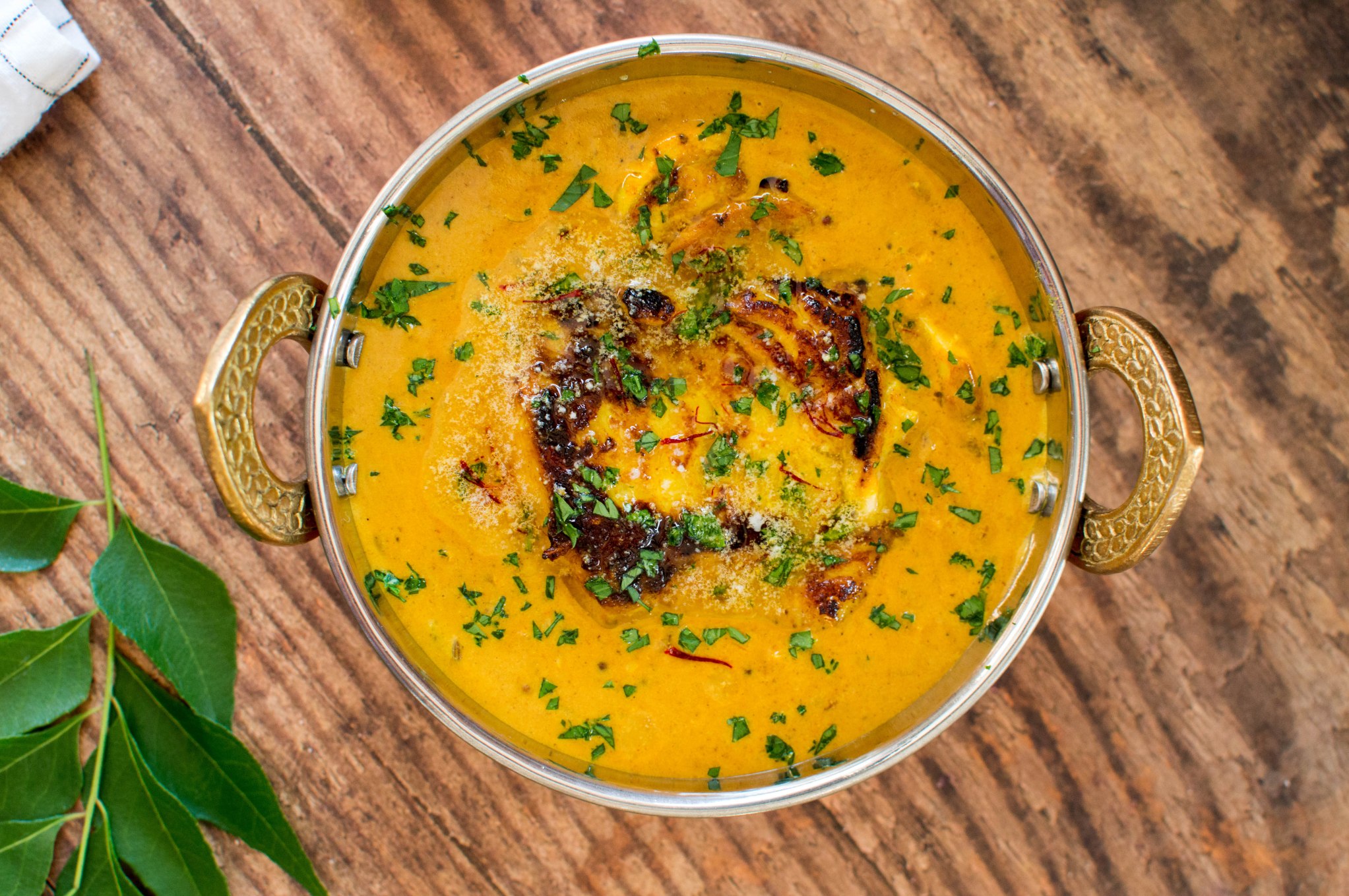 South Indian Style Coconut Cod Curry With Saffron Butter – Kay's Kitchen